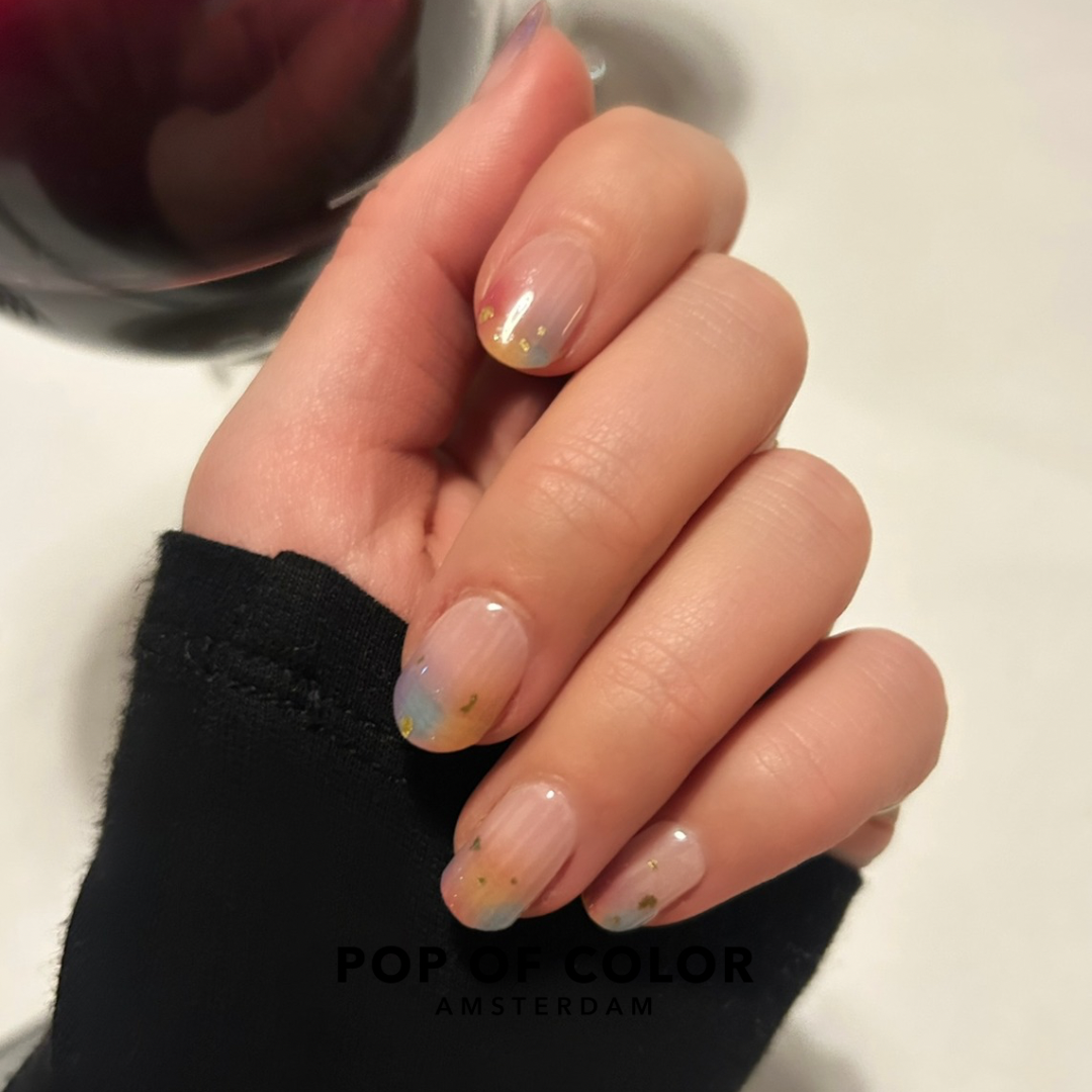 Pop of Color Amsterdam - Gel Nail Wraps - Multi Color Gold