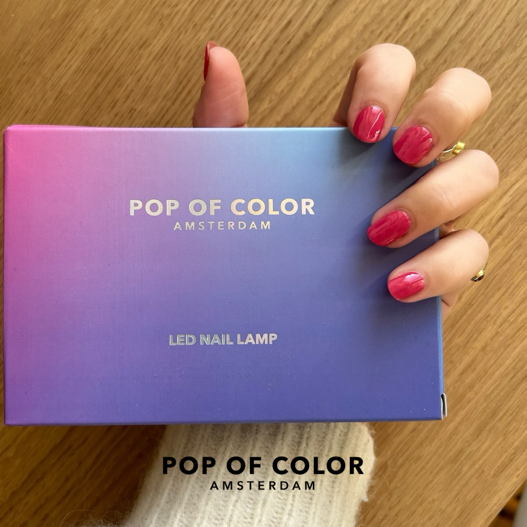 Pop of Color Amsterdam - Gel Nail Wraps - Raspberry Red