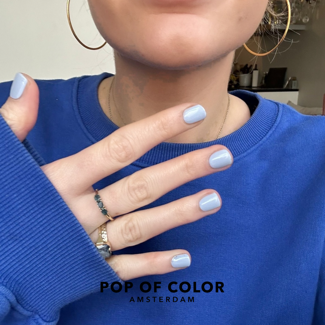 Pop of Color Amsterdam - Gel Nail Wraps - Old Blue